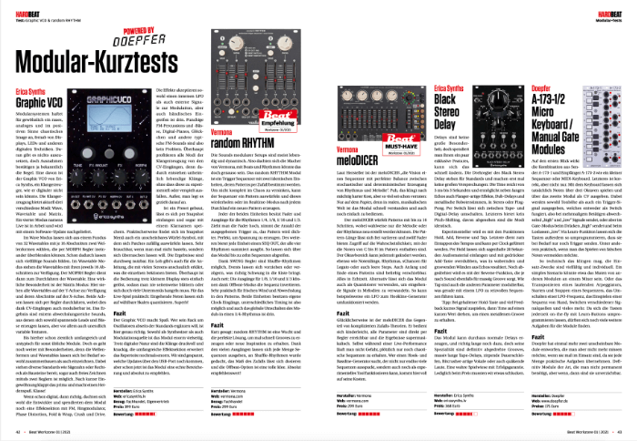 Beat Workzone 01|21: Modular Kit mit Bitwig 8-Track und 14 GB Software