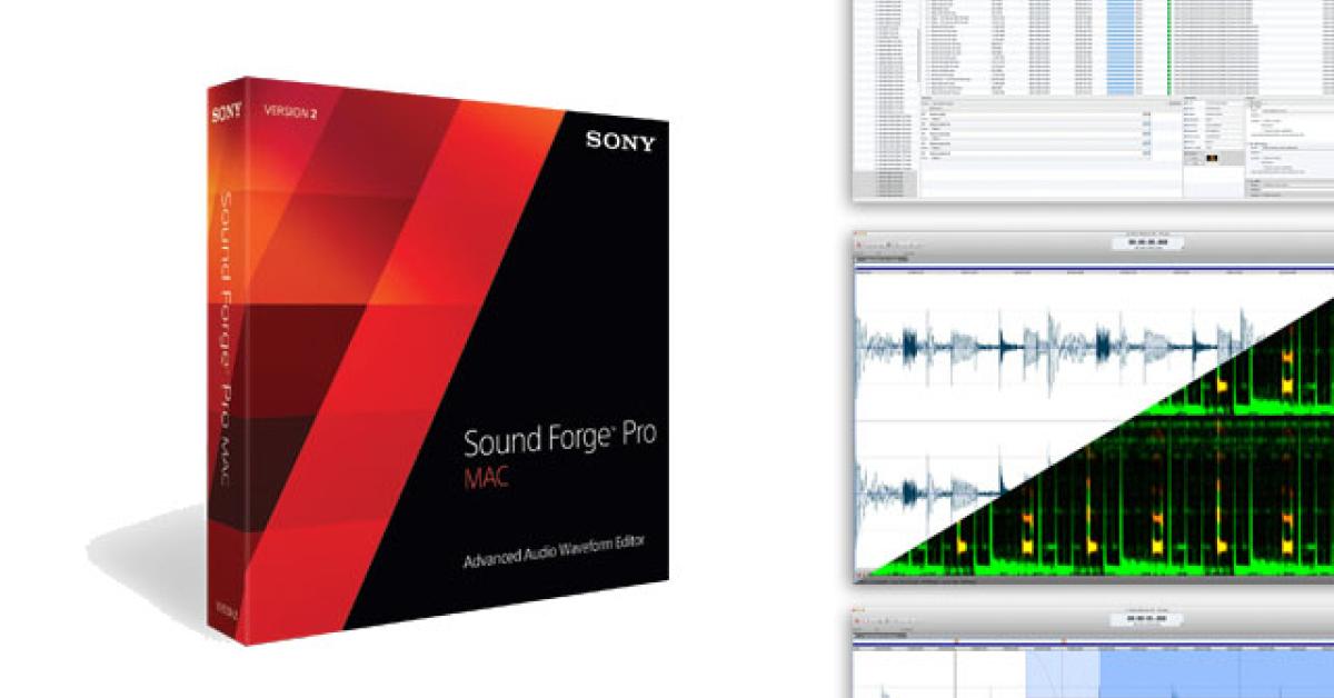 Sound Forge Pro 2 - Audio Editor für Mac | Beat