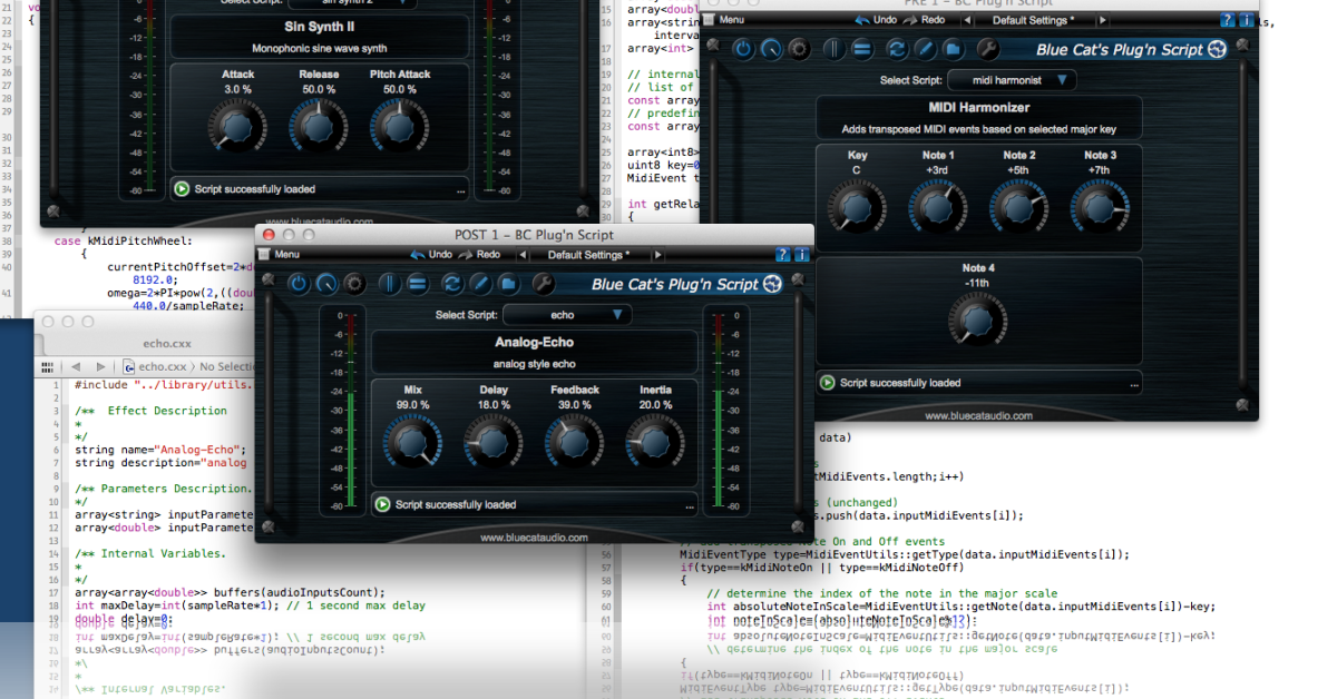 Plug'n Script - Plug-in Editor von Blue Cat Audio | Beat