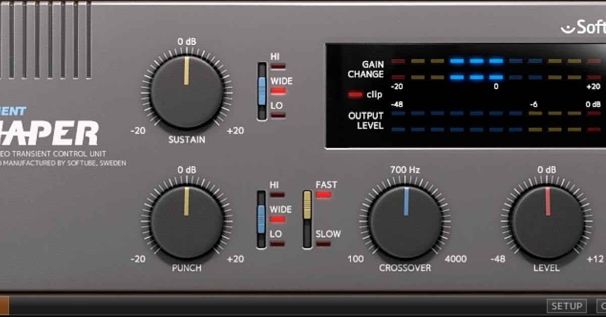 Softube Transient Shaper - Plug-in für Win & OS X | Beat