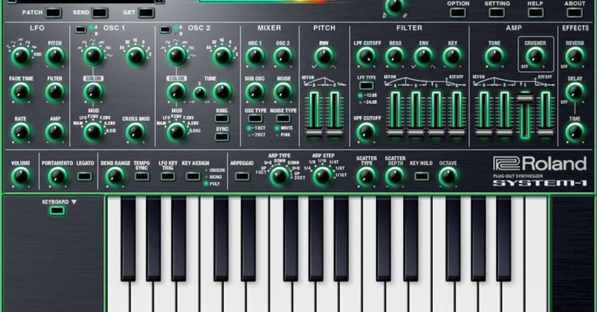 Plug-in-Version des Synthesizers Roland System-1 | Beat