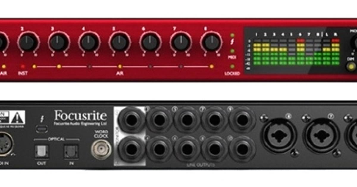 Focusrite Clarett 8Pre - 18x20 Thunderbolt-Audiointerface | Beat