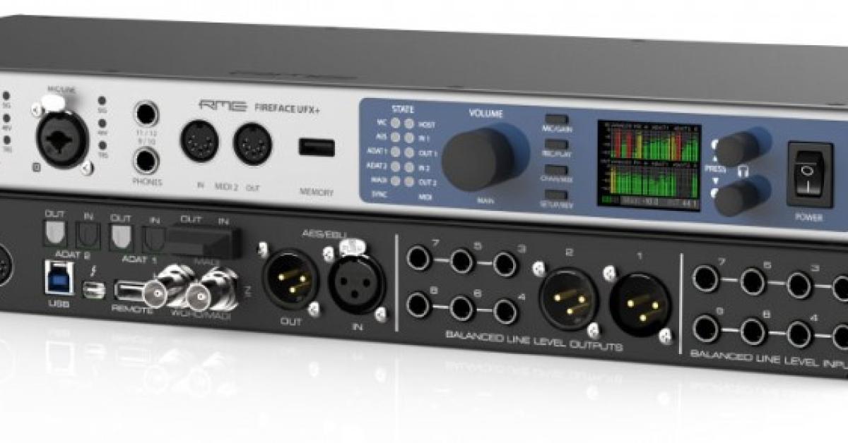 RME auf der Musikmesse 2016: MADIface Pro, Fireface UFX+, ADI-2 Pro und ...