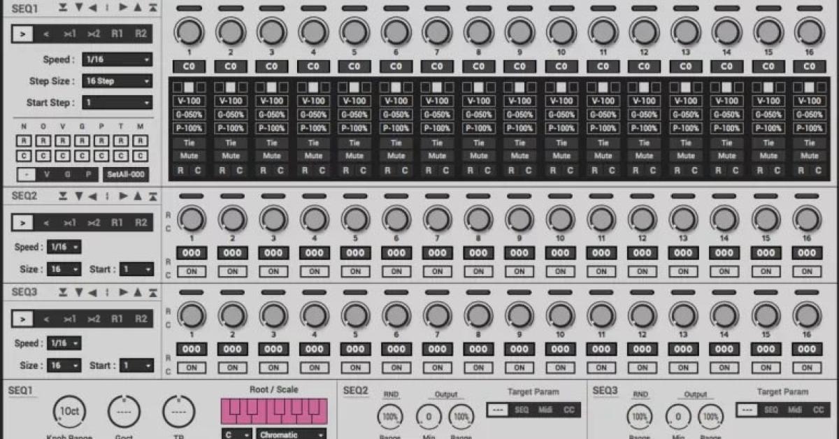 HY-SEQ16x3 - Sequenzer-Plug-in im ''Analogen Stil'' | Beat