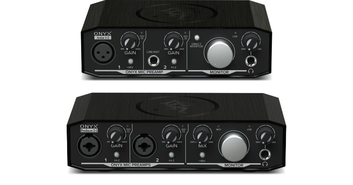 Mackie stellt neue Onyx USB Audio-Interfaces vor