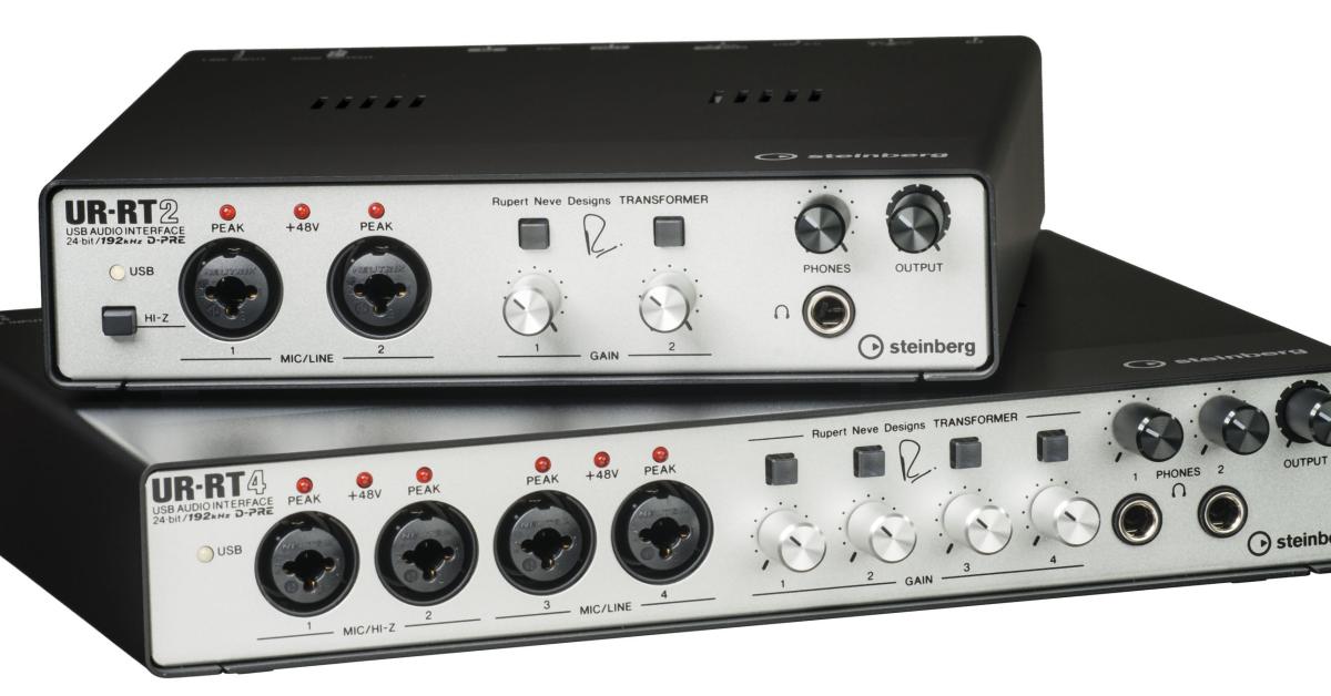 Musikmesse 2018: Steinberg UR-RT2 & UR-RT4 Audio-Interface mit "Rupert ...