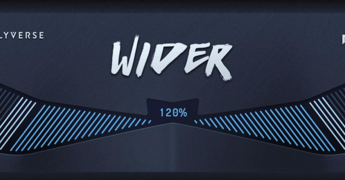 Kostenloses Plug-in: Polyverse Music Wider für eine breite Stereobühne