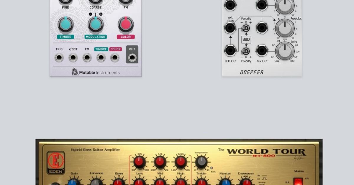 Softube präsentiert Mutable Instruments Braids, Doepfer BBD und mehr