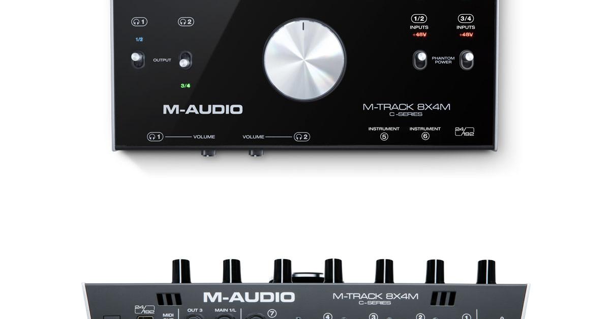 M-Audio M-Track 8x4M: Audio-Interface mit 8 Ein- und 4 Ausgängen