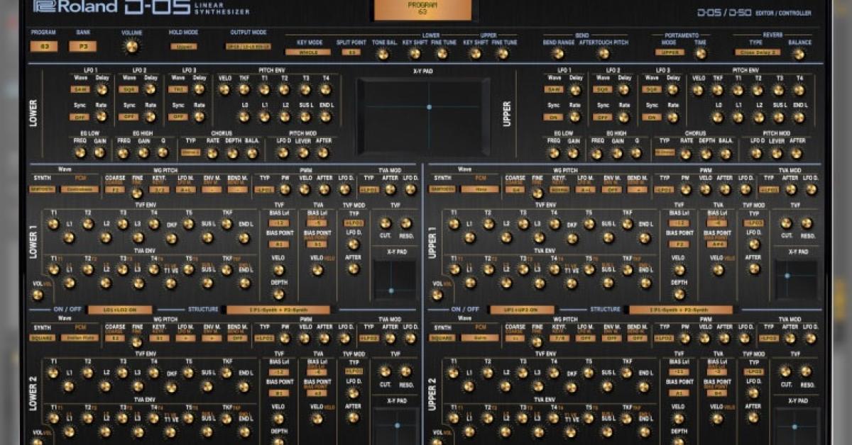 VST-Controller für Roland D-05 und D-50 von Momo Müller