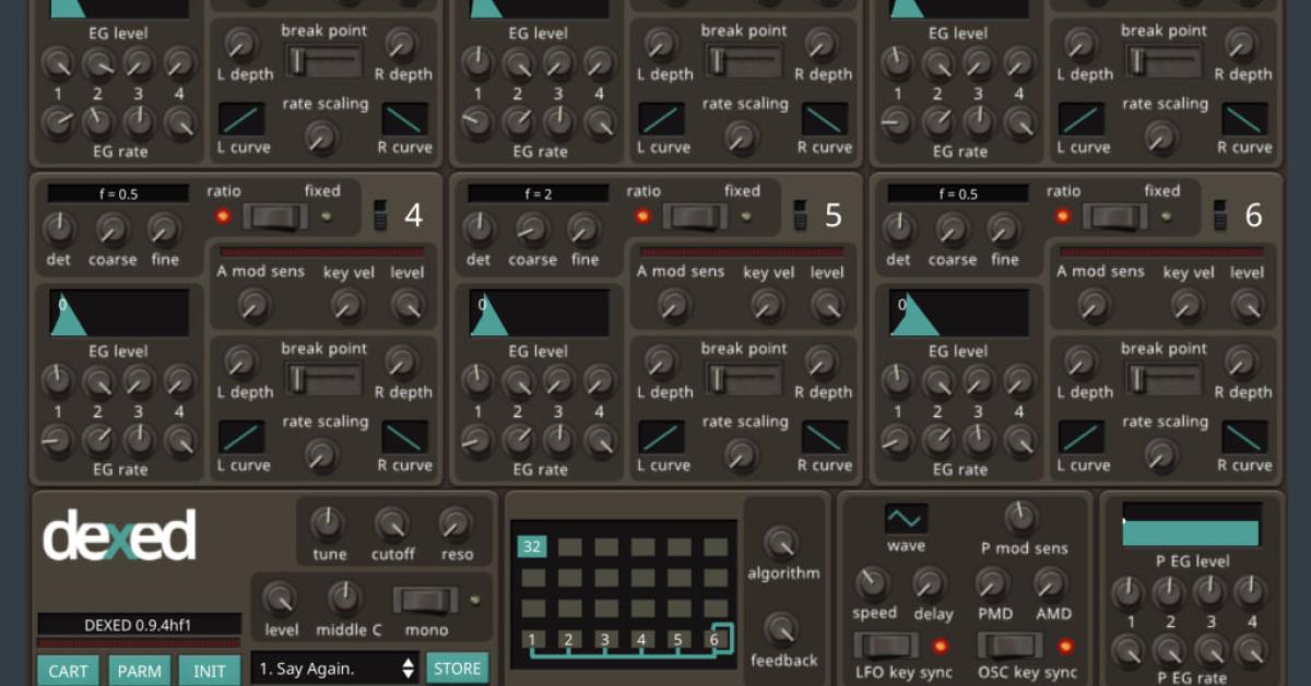 Dexed: DX7 FM-Künstler für das iPad ist da