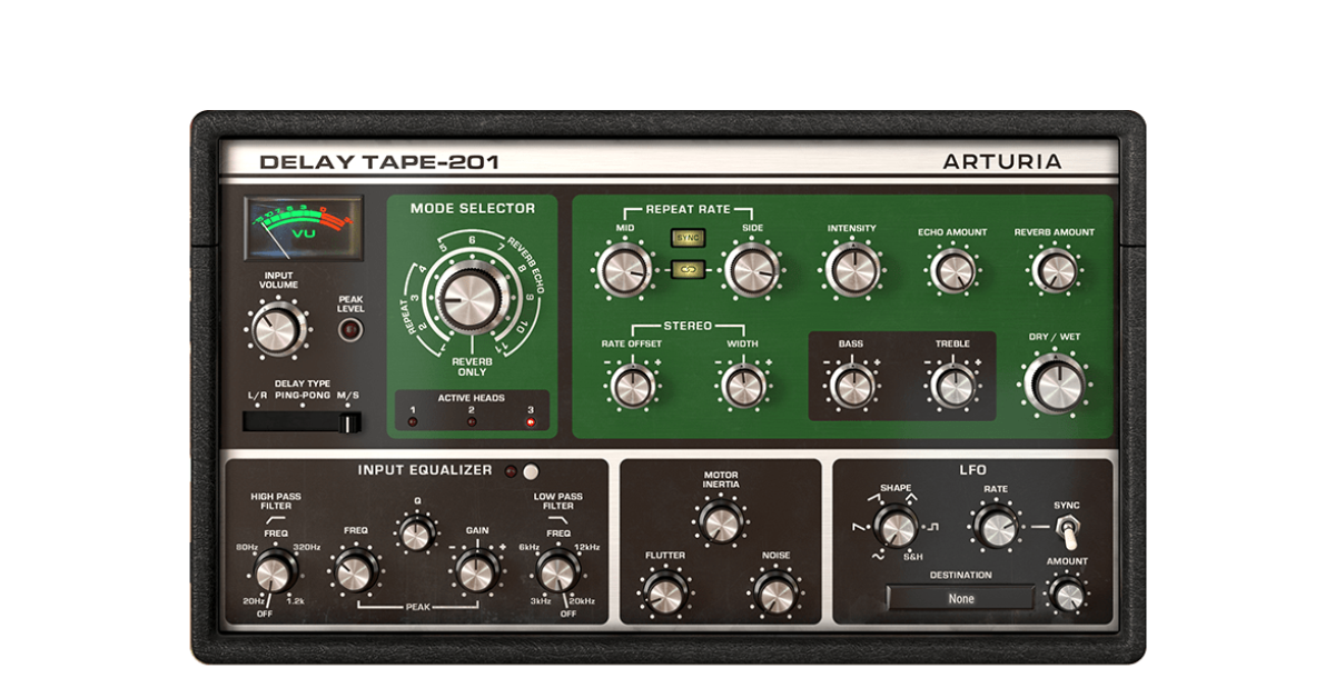 Test: Arturia 3 Delays - Roland Space Echo und Memory Man in-the-box