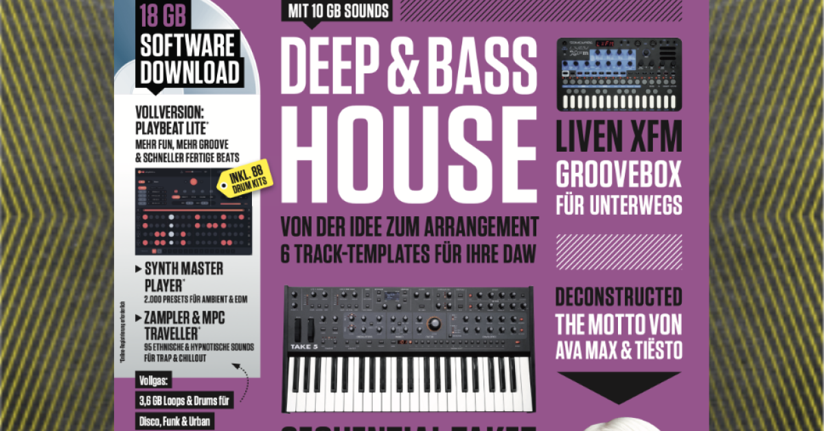 Beat 05/22: Deep & Bass House + 6 Track Templates für Ihre DAW