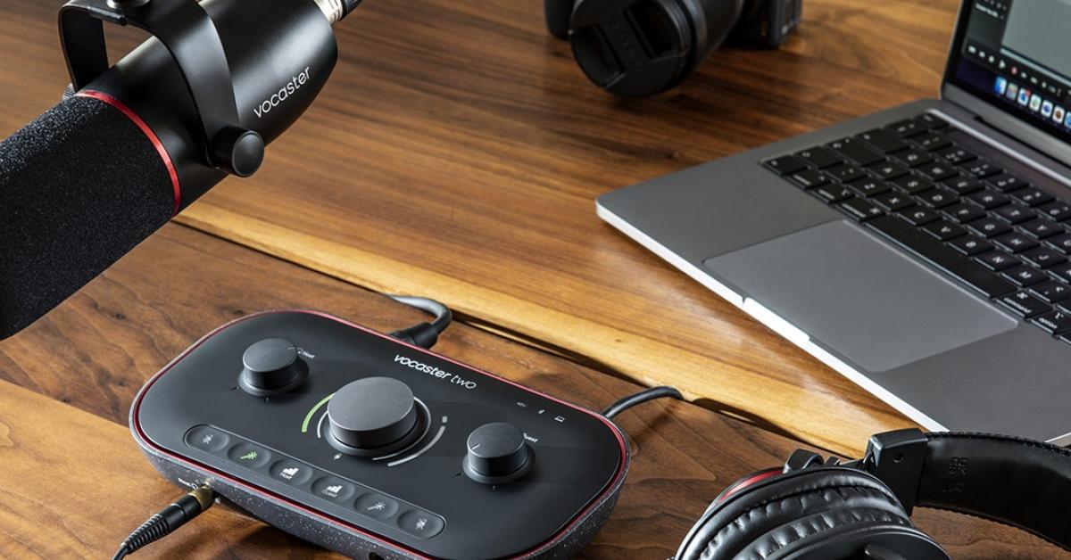 Bessere Podcasts mit USB-Audio-Interface von Focusrite