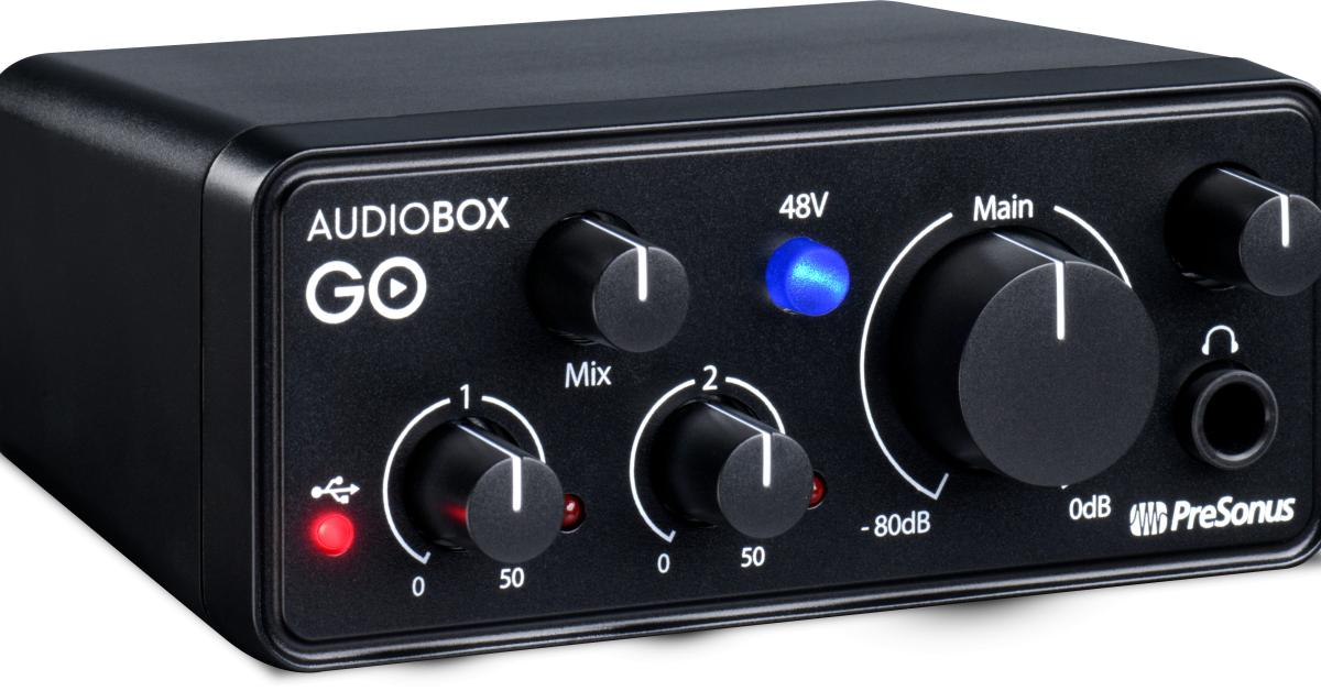 Test: Presonus AudioBox GO