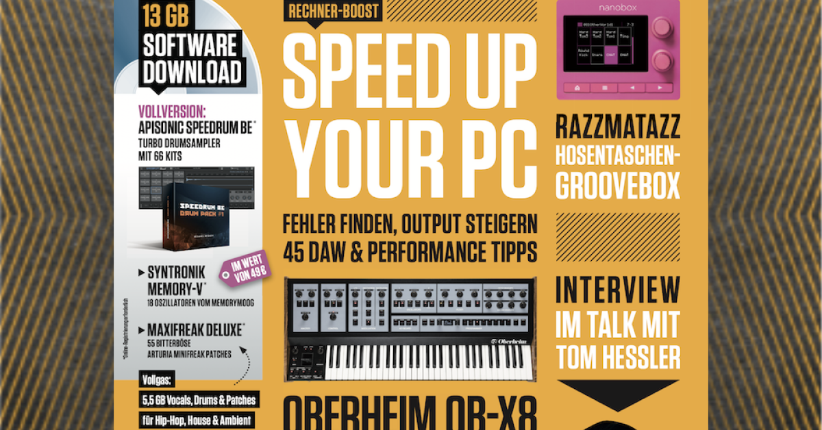 PC für Audio optimieren – plus 45 DAW & Performance Tipps