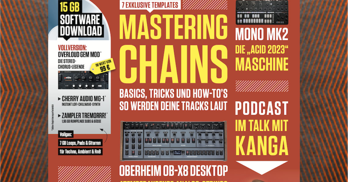 So werden deine Tracks laut! Satte 16 Seiten MASTERING CHAINS in Beat #215