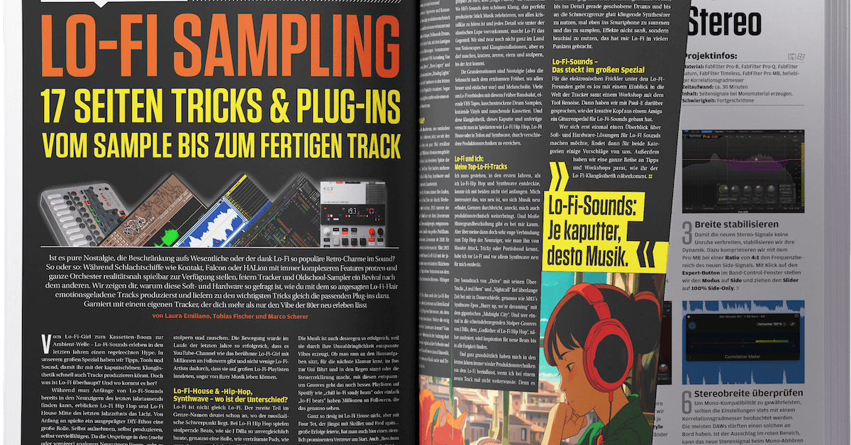 Vom Sample bis zum fertigen Track in 2 Stunden: LO-FI SAMPLING Spezial ...