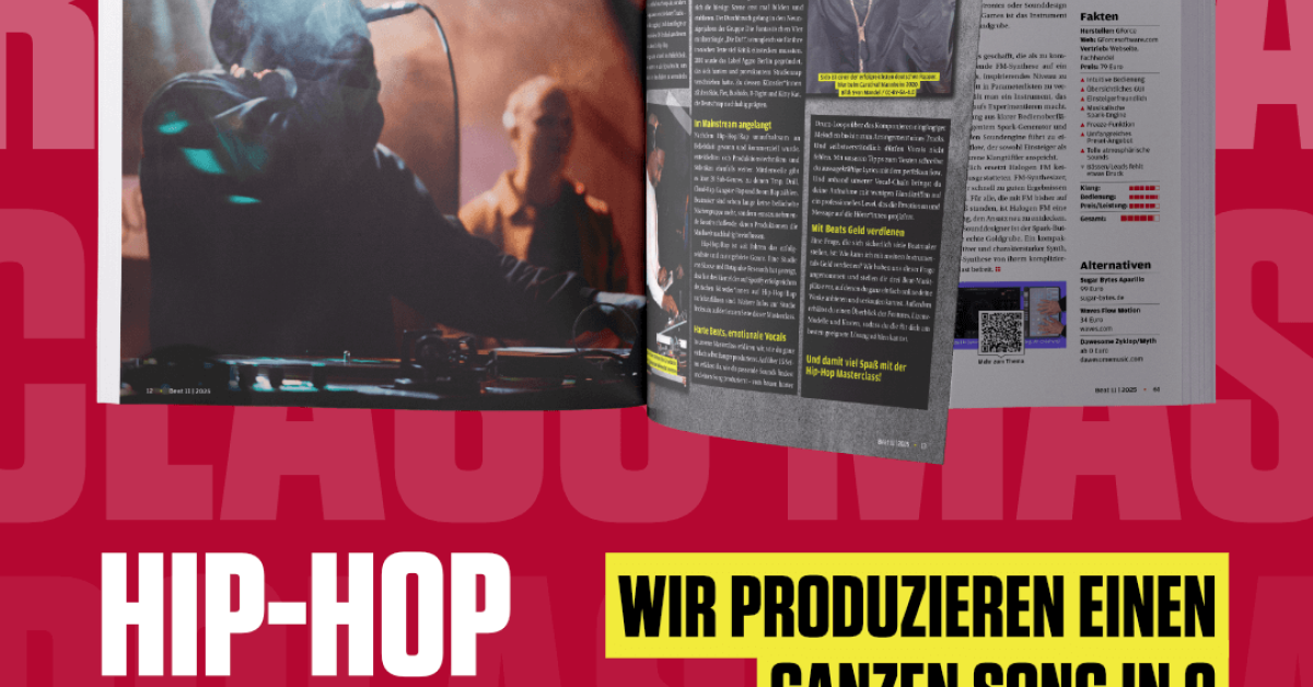 Mach deine Beats zu Geld: Mit der HIP-HOP Producer Masterclass in Beat 11/25