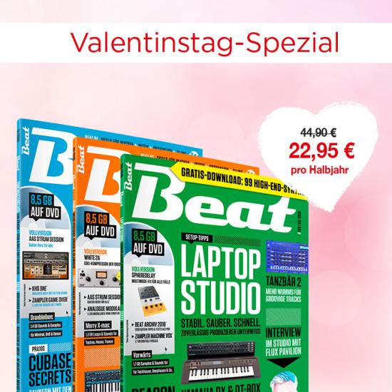 Jetzt 45% sparen! Das Beat Abo zum exklusiven Sonderpreis